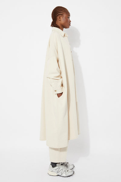 PICA OVERSIZED COTTON SHIRT DRESS - NATURAL – OPEN HOUSE